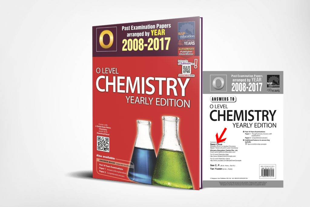 O-Level Pure Chemistry Ten Years Series Yearly 3D Edition by Sean Chua ...